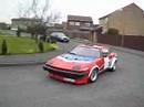 Triumph TR7V8 race car test with new 4.6L Rover V8 Engine
