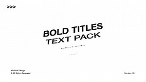 Text Typography 10 | Mogrt Template SBV-347730198 - Storyblocks