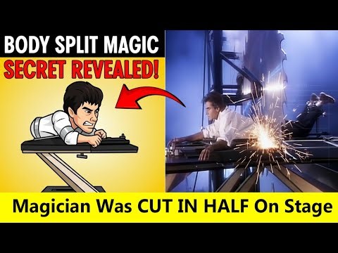 Body Split Magic Secret Revealed! David Copperfield Was CUT IN HALF On Stage