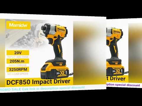 Impact Driver Electric Drill Brushless Cordless 3250RPM Screwdrivers High Torque Power Tools For Dew