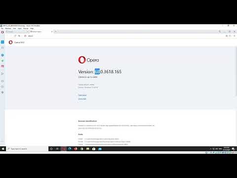 Check Opera browser version