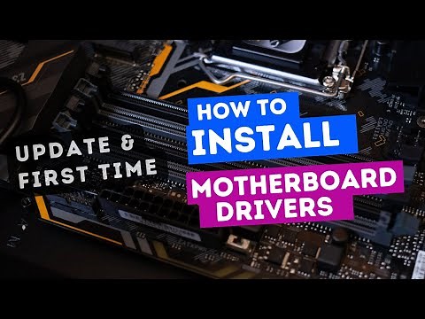 How to install new motherboard drivers! [Windows 10]