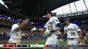 Christian Yelich powered the offense with a grand slam and a 2nd HR during Saturday's win! | Milwaukee Brewers Highlights