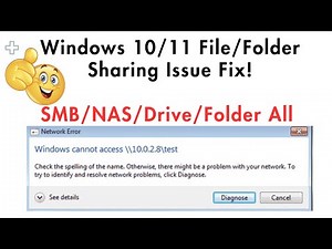 How to Fix Windows 11/10 Network Sharing Not Working (2025) | NAS Public/Private Folder Access Error