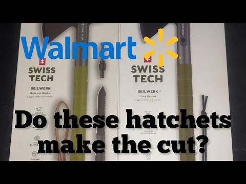 Walmart Gear Review-Swiss Tech Beilwerk Hatchets - Do they make the cut?