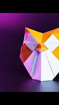 Origami Halloween Owl Easy Tutorial step by step | How to Make a Paper Owl