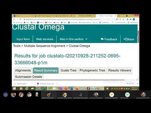 Alineamiento múltiple de genes y RNAs con Clustal omega
