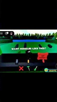 How to Build Simple Mobile (tutorial) Friendly Missiles In Build a Boat: #roblox #tutorial #shorts