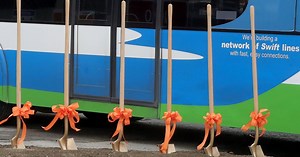 Community Transit breaks ground on Orange Line rapid bus route