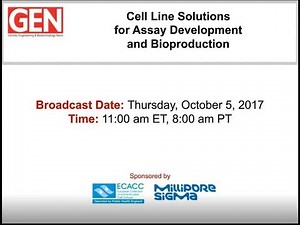 Cell Line Solutions for Assay Development and Bioproduction
