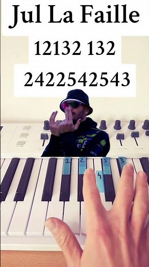 Apprends Jul La Faille au piano en 1 minute !