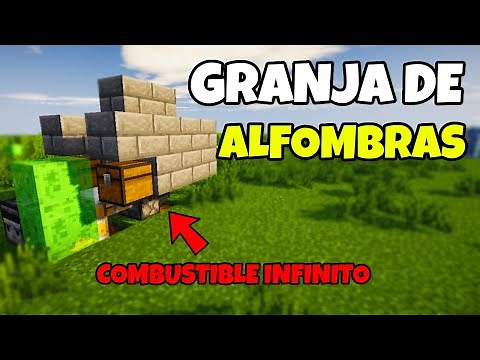 Granja de Alfombras (Combustible) Fácil y Sencilla para MINECRAFT JAVA 1.21