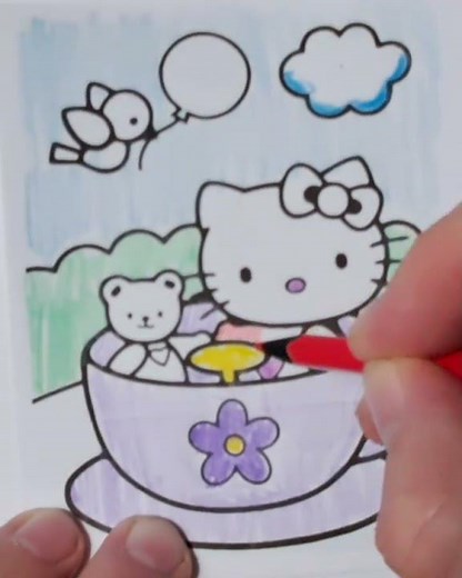 hello kitty coloring pages