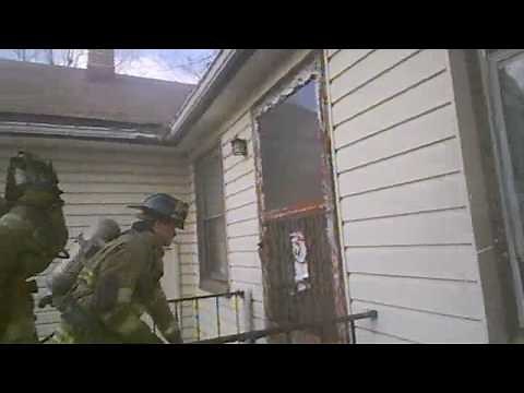 Basement Fire: 1201 42nd Place NE Truck 17 Tillerman Helmet Cam