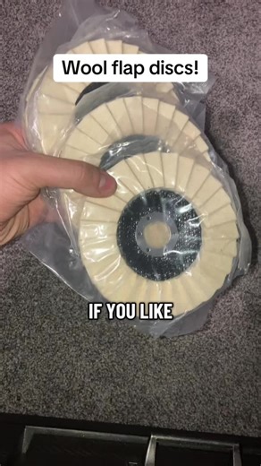 Wool Flap Discs for Polishing and Detailing