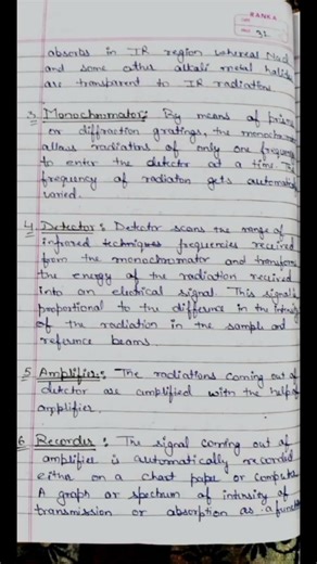 || IR SPECTROSCOPY NOTES MSc.||#hpushimla #msc3rdsem