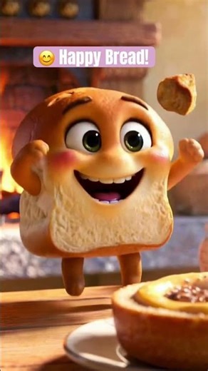 Dancing Bread 🍞 | Funny Short for Kids