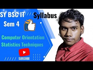 SY BSCIT Sem 4 math i.e Computer Orientation Statistics Techniques whole syllabus.#Learn #Somethings