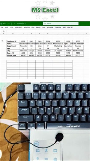 MS Office Shortcuts on Instagram: "🔄 Flip Excel Data Vertically to Horizontally in ONE Click 😱⌨️ #ExcelTips #KeyboardShortcuts #ExcelHacks #OfficeTricks #ProductivityTips DataFormatting WorkSmarter 😲 Still copying and pasting rows into columns manually in Excel? There’s a simple keyboard shortcut that flips your table from vertical to horizontal in seconds. In this quick Excel trick, you’ll learn how to: • Instantly convert vertical data into horizontal format • Save time while working with l