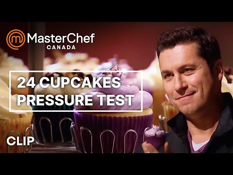 Baking 24 Cupcakes Under Pressure | MasterChef Canada | MasterChef World