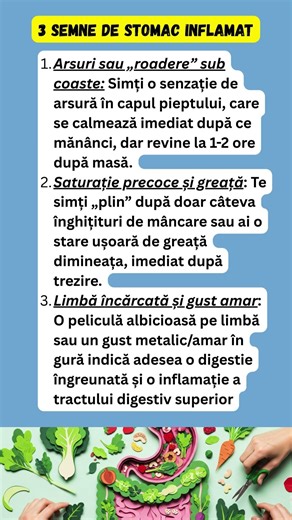 3 Semne de Stomac Inflamat – Ce Îți Transmite Corpul Digestie #Sănătate #Balonare #Wellness