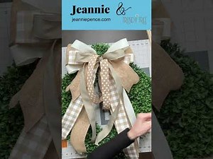 Quick and Easy Wreath Bow Using the EZ Bowmaker