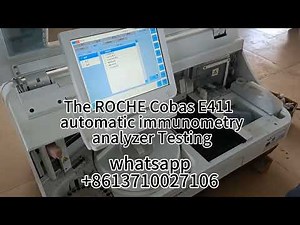 The ROCHE Cobas E411 automatic immunometry analyzer Testing