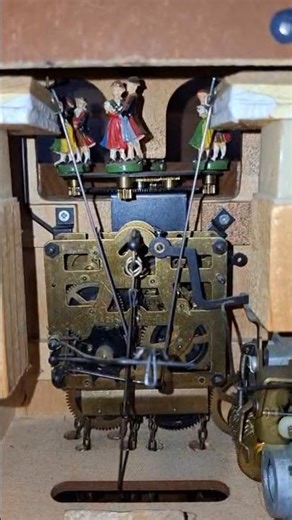 Oddly Satisfying Chime #shorts #tingles #asmrsounds #oddlysatisfying #clockwork #cuckooclock #chime