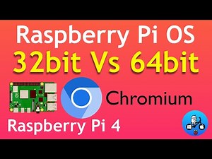 64bit Vs 32bit Chromium browser speed tests. Raspberry Pi OS.