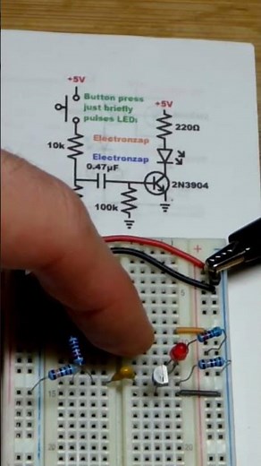 Look At NPN BJT Pulse Circuit By Electronzap #schematics #transistor #pulse