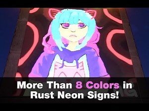 Make New Colors in Rust Neon Signs