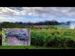 Lava Bombs Wreak Havoc on Hawaiian Island