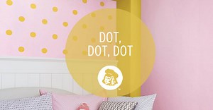 Polka dots are a fun way to add a unique accent to your kid’s room! Watch this video to see how you can use Dutch Boy Platinum paint to complete this attention-grabbing project, then head to Menards to pick out your favorite colors and try it yourself! http://ow.ly/U71d302TxgH | Dutch Boy Paint