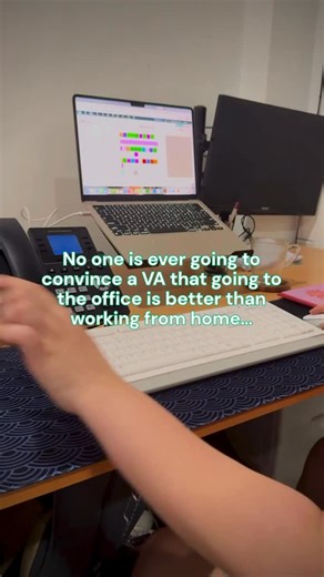 Janie Jobs | Virtual Assistant Healthcare Careers on Instagram: "No one is ever going to convince a Virtual Assistant that the office is better than working from home… 🏡💻 If you’ve always dreamed of working remotely, building a real career, and doing meaningful work from anywhere,this is your sign. Remote healthcare roles. Real growth. Real balance. ✨Apply through the link in bio."