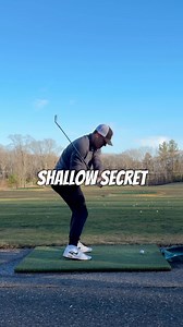 10K views · 84 reactions | Try this simple drill to learn how to shallow the club: keep your right elbow tucked and let the club drop into the slot #golf #golfer #golftips #lessons #shallow #howto #golfswing | Mike Rodenbush | Facebook