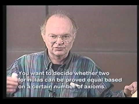 Computer Musings, lecture by Don Kruth