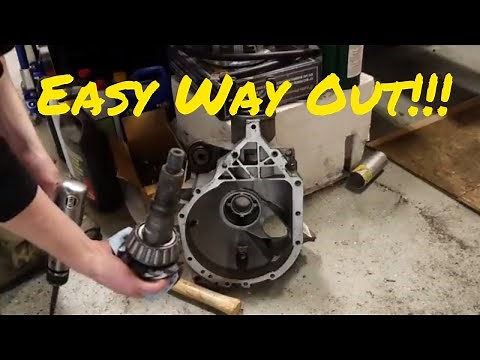 DIY - How to remove a stuck pinion gear from an axle case