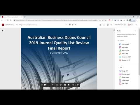Find Journal Rankings using ABDC Journal Quality List