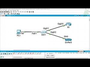 28 - Local SPAN Configuration Packet Tracer