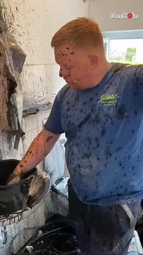 Plumbing Fail: Greasy Kitchen Pipe Floods Bathroom || WooGlobe