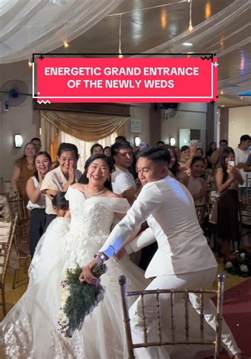 Another Day, Another Wedding✨ Grand Entrance of the newly weds👰🤵‍♂️ #bride #groom #newlyweds #wedding #fypviralシ