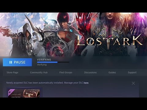 Lost Ark Download Queued - connection time out - stuck at verifying - Not Downloading