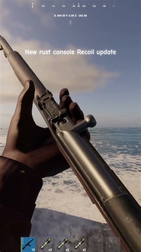 New Rust Console recoil and update new guns #rust #rustgame #rustconsole #consolerust #update e #rce