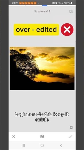 Snapseed beginners make this mistake ❌