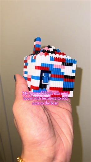 7-Year-Old Builds Adorable Mini House for Teddy Bear