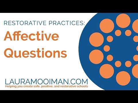 Affective Language: Restorative Questions | Teacher Webinar Training
