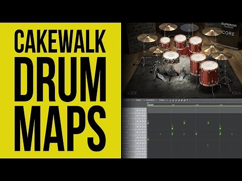 HOW TO USE DRUM MAPS IN CAKEWALK BY BANDLAB - Easy setup tutorial with free drum maps