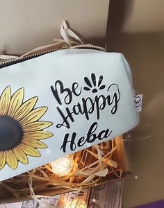 Customize makeup bag To place your order please send a message to our page https://www.weprintyourgift.com/ | We Print Your Design