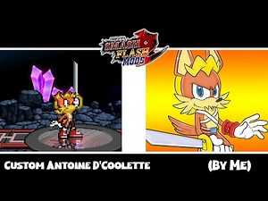 SSF2 Mods: Custom Antoine D'Coolette (By Me)