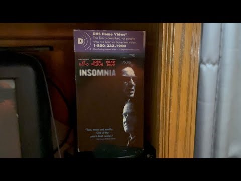 Opening To Insomnia 2002 VHS (DVS)